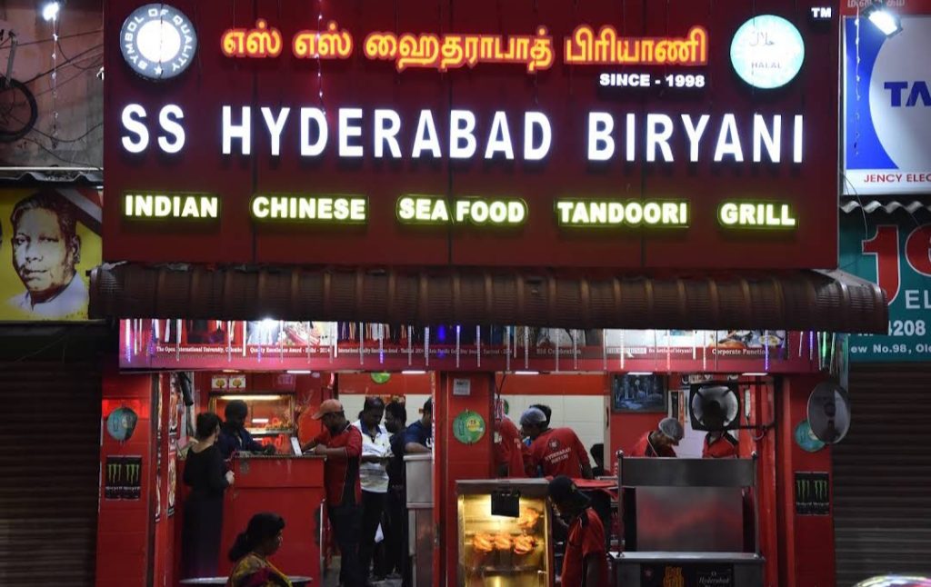 Top 10 famous biryani Spots in Chennai
